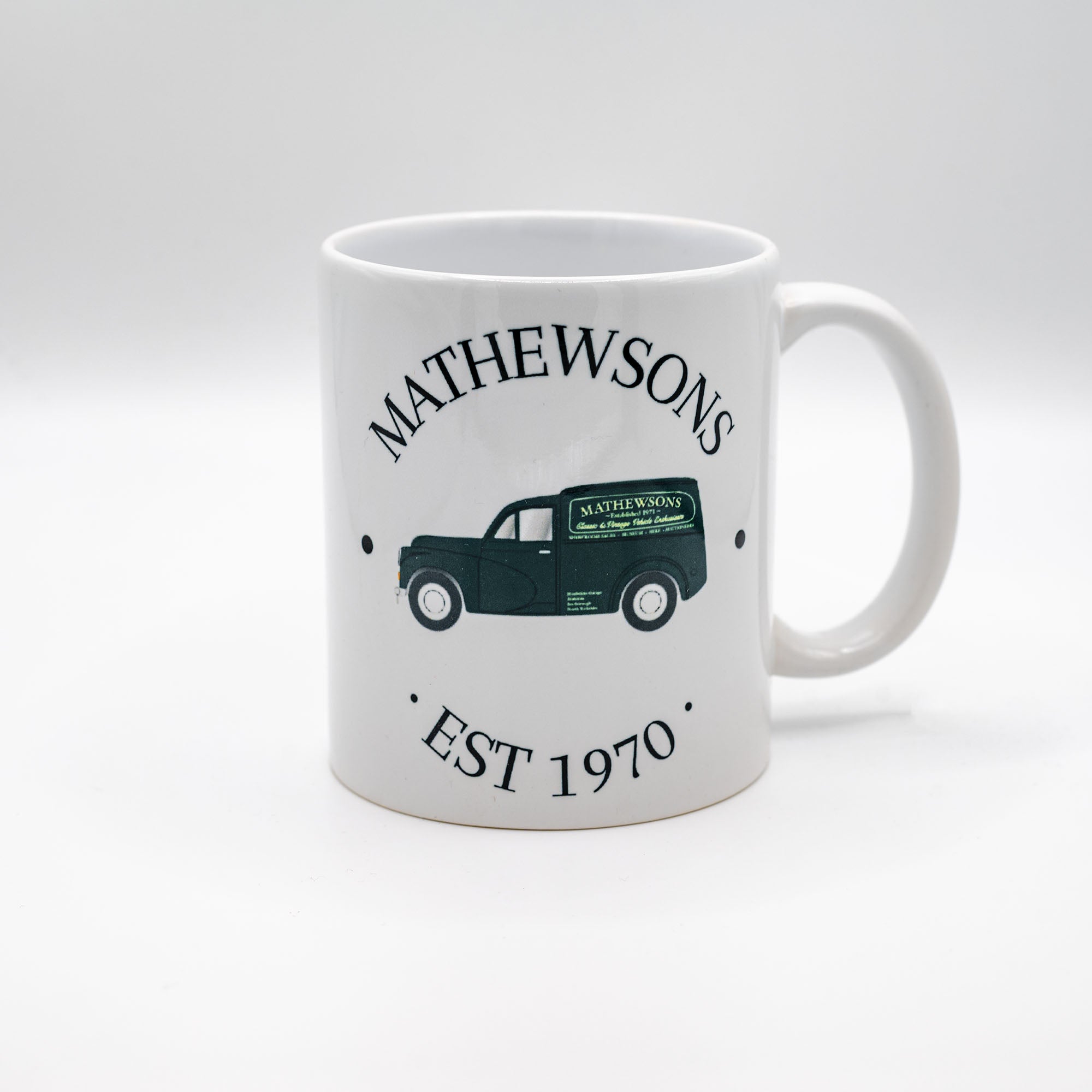 Derek's Moggy Van Mug – Mathewsons Gift Shop